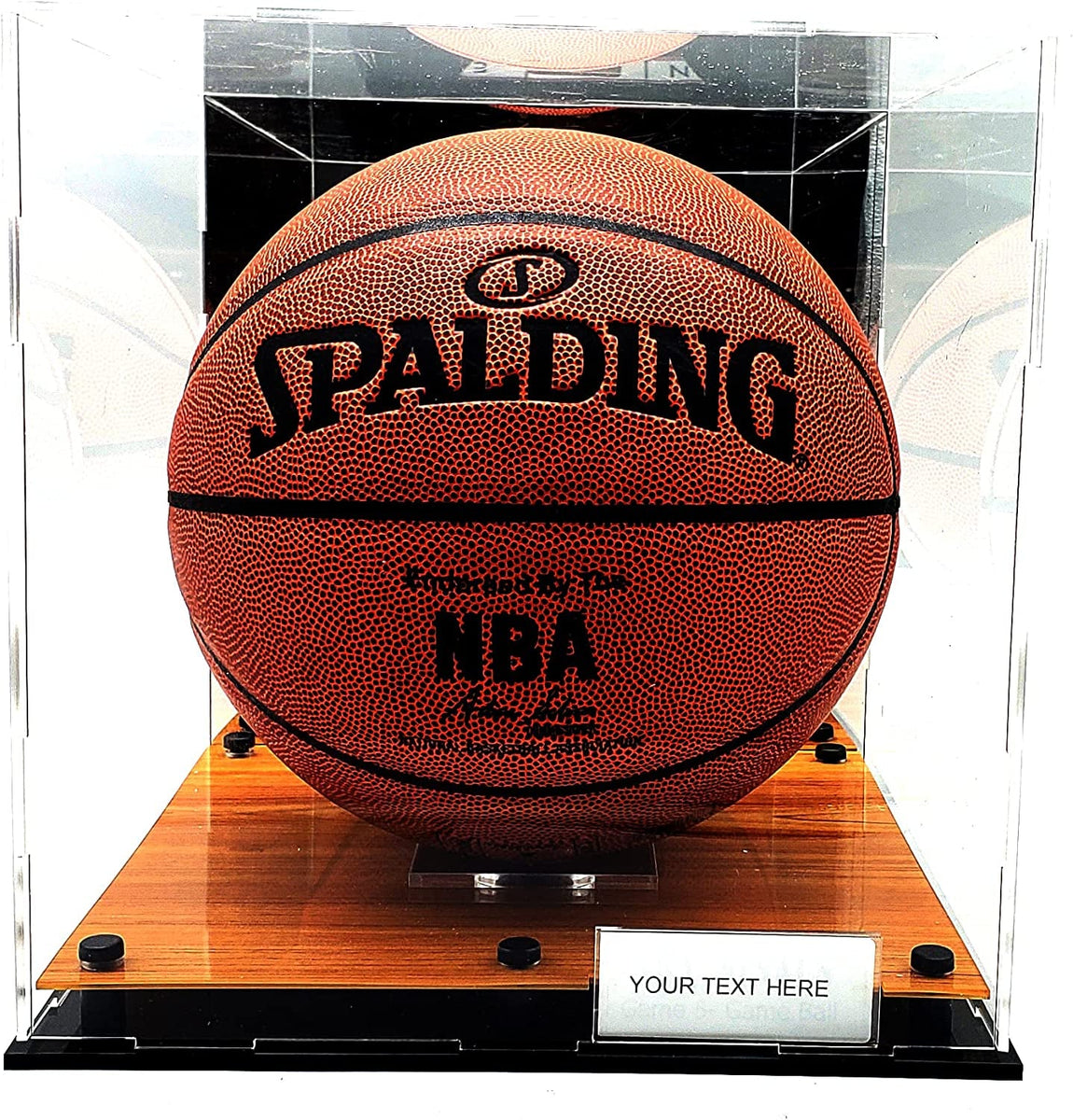 Square Shape Basketball Soccer Ball Acrylic Display Case Showcase Box ...